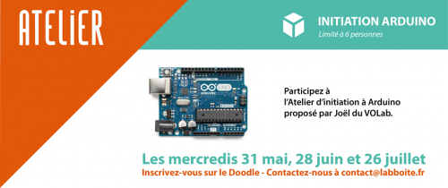 Atelier découverte ARDUINO à LABBOITE by VoLAB | VOROBOTICS